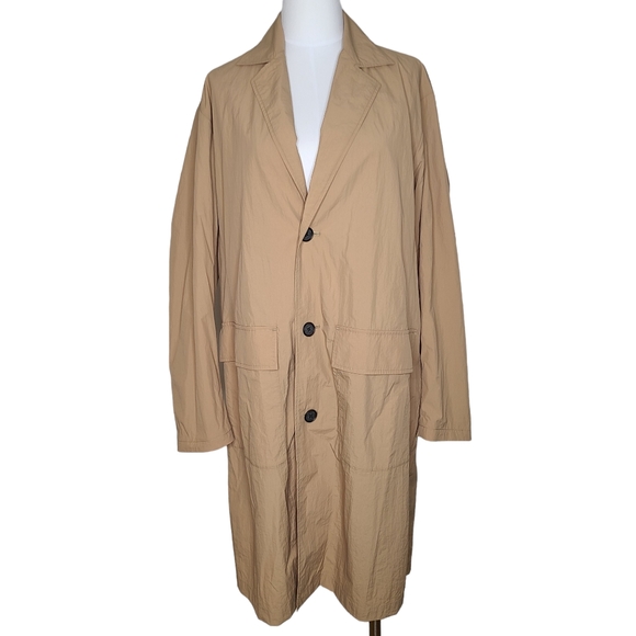 Gardenheir | Jackets & Coats | Gardenheir Nylon Shop Coat In Dune S | Poshmark